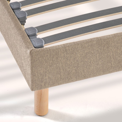 Sommier à lattes tissu déco - Matelas No Stress